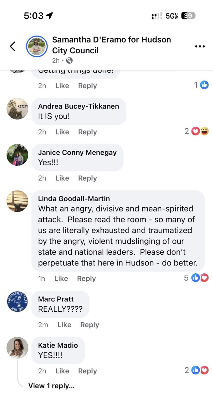 SCREENSHOTS: D’Eramo Tries To Torch Karen Heater, Winds Up Getting ...