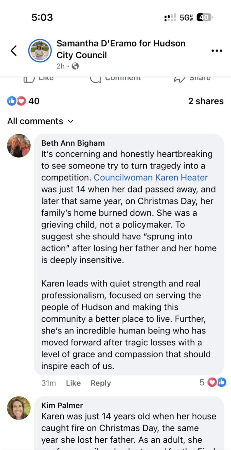SCREENSHOTS: D’Eramo Tries To Torch Karen Heater, Winds Up Getting ...